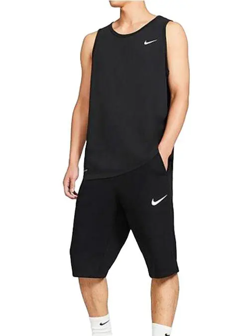 Nike Dri-fit Knit Training Shorts - Black