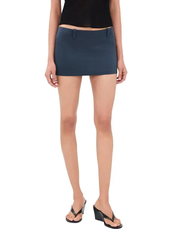 Lioness Poise Micro Mini Skirt - Midnight