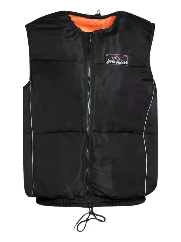 PROTOTYPES Logo Patch Padded Gilet - Black