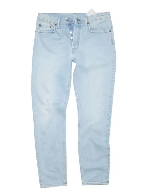 Acne Studios Slim Fit River Jeans With Logo Detail - Blue