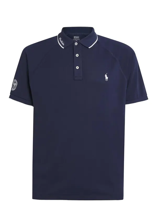 Rlx Ralph Lauren X Wimbledon Polo Pony Polo Shirt - Navy