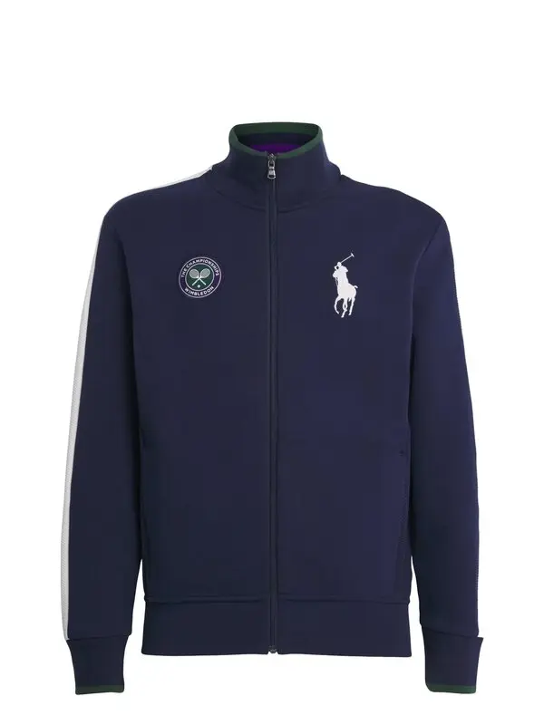 Rlx Ralph Lauren Wimbledon Zip-up Jacket - Navy