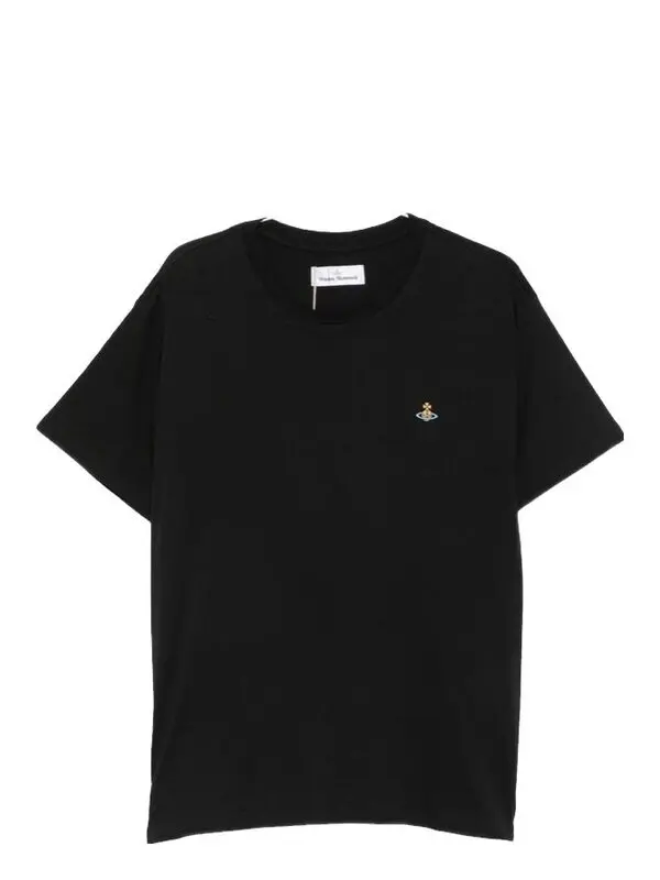 VIVIENNE WESTWOOD Multicolour Orb Classic T-shirt - Black