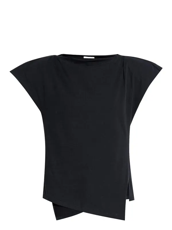 Isabel Marant Étoile Sebani Cotton Top - Black