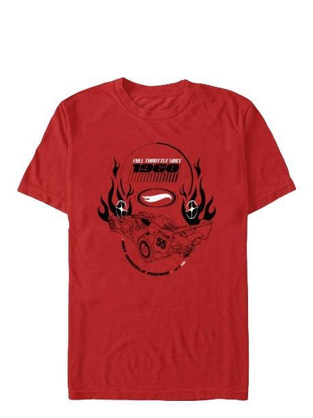 HOT WHEELS Full Throttle Since 1968 Short Sleeve Graphic T-shirt - Red