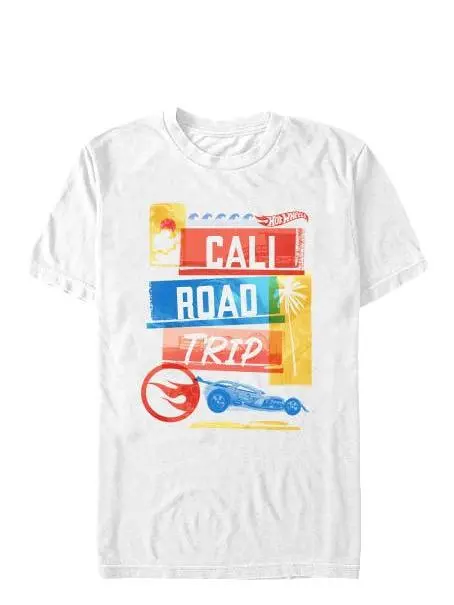 HOT WHEELS Cali Road Trip Racing Graphic T-shirt - White