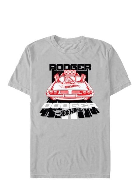 HOT WHEELS Bold Rodger Dodger T-shirt - Ice Grey
