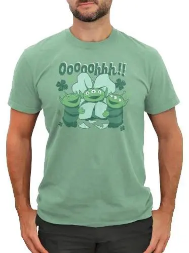 TOY STORY Alien Clover Bloom Graphic T-shirt - Chalky Mint