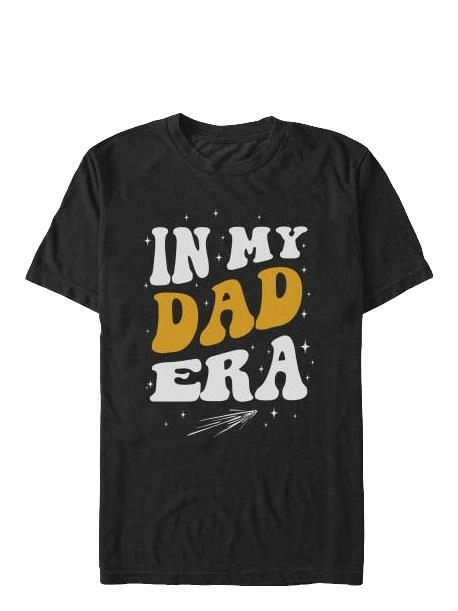 LOST GODS In My Dad Era Short Sleeve Graphic T-shirt - Black