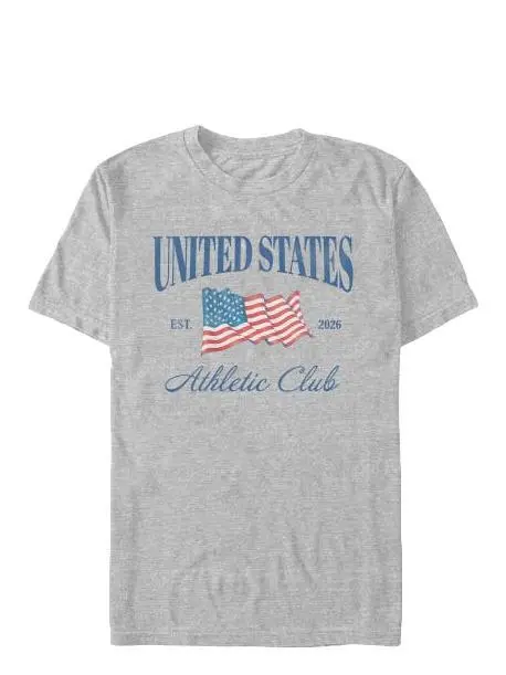 LOST GODS United States Athletic Club Est 2026 Graphic T-shirt - Athletic Heather