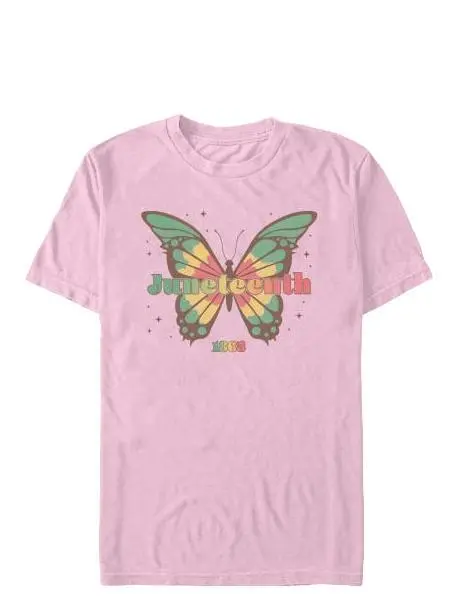 LOST GODS Colorful Juneteenth Butterfly Graphic T-shirt - Blossom