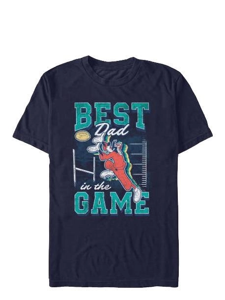 MICKEY & FRIENDS Best Day In The Game Short Sleeve Graphic T-shirt - Navy Blue