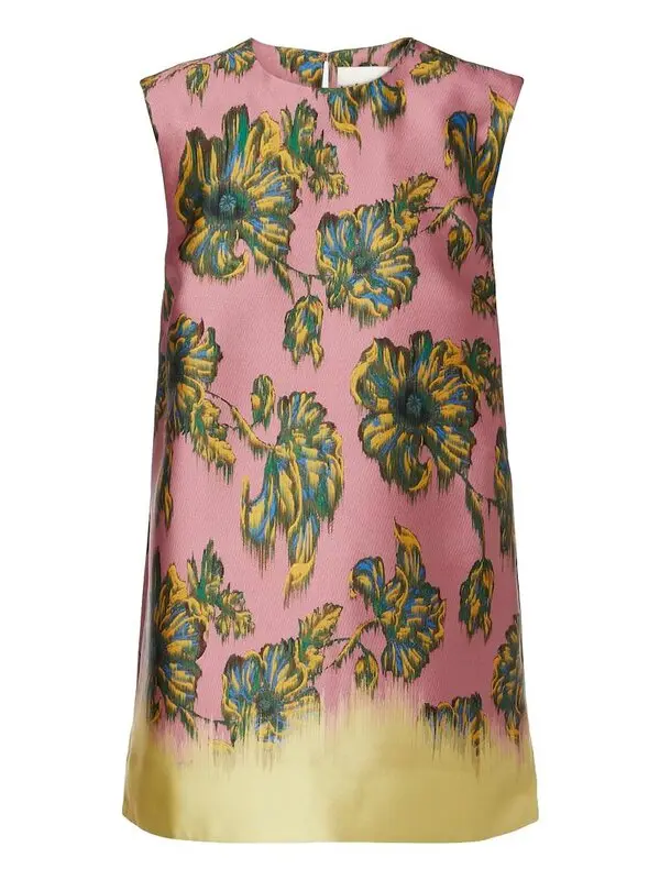 ALEMAIS Faye Floral Top - Pink