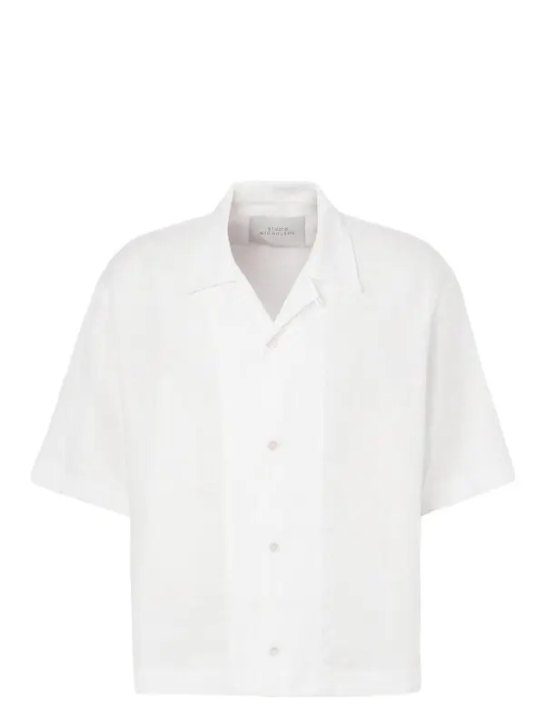 Studio Nicholson Oryn Linen Shirt - White