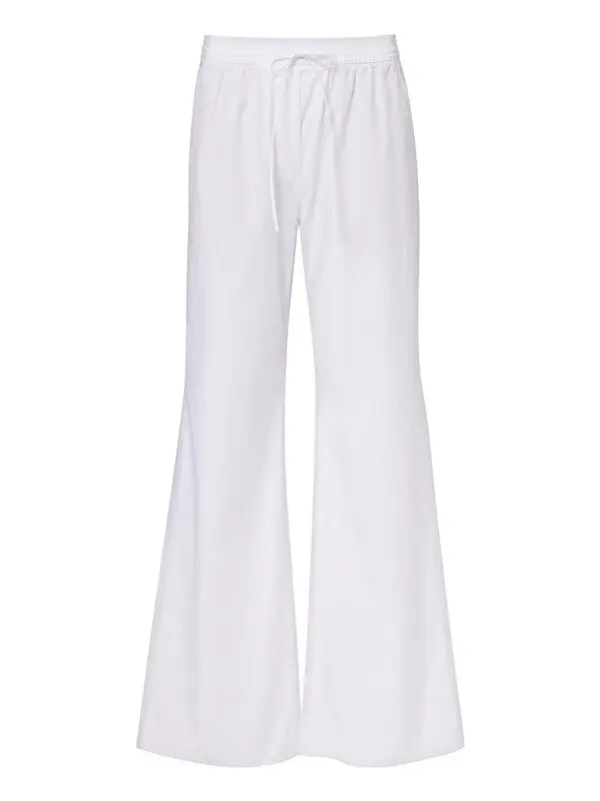 Dorothee Schumacher Poplin Power Ii Cotton Wide-leg Pants - White
