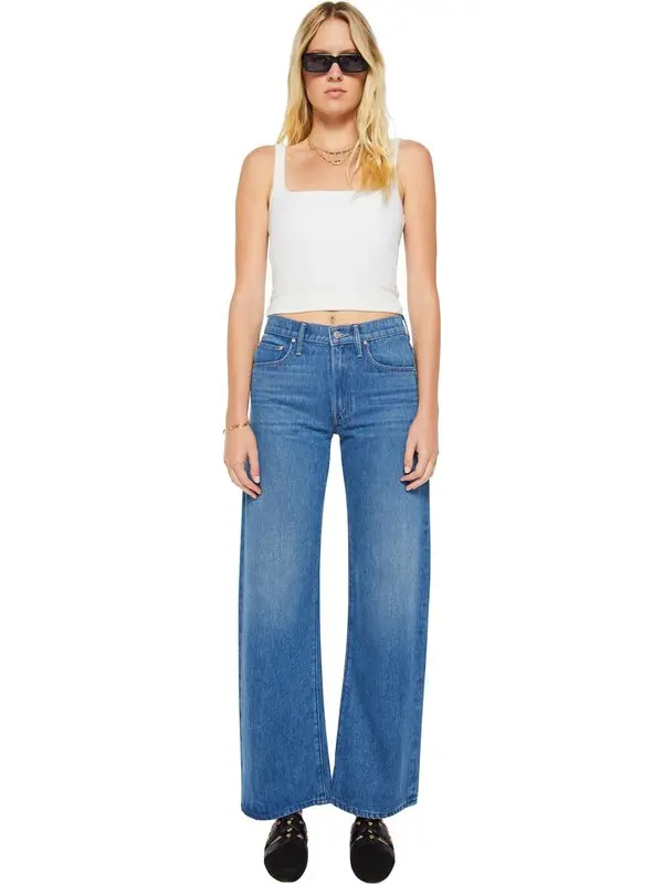 MOTHER The Mid Rise Lasso Sneak Breaking New Ground - Blue