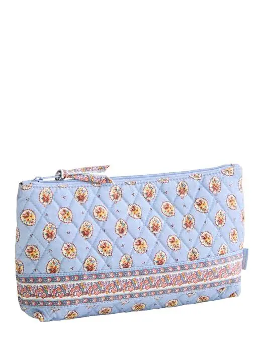 VERA BRADLEY Medium Pouch - Blue Leaf