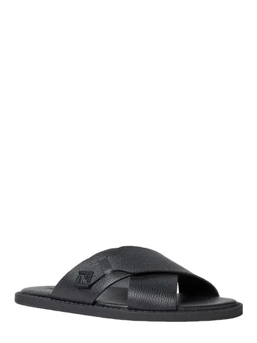 Fendi Squared Ff Slide Sandal - Nero