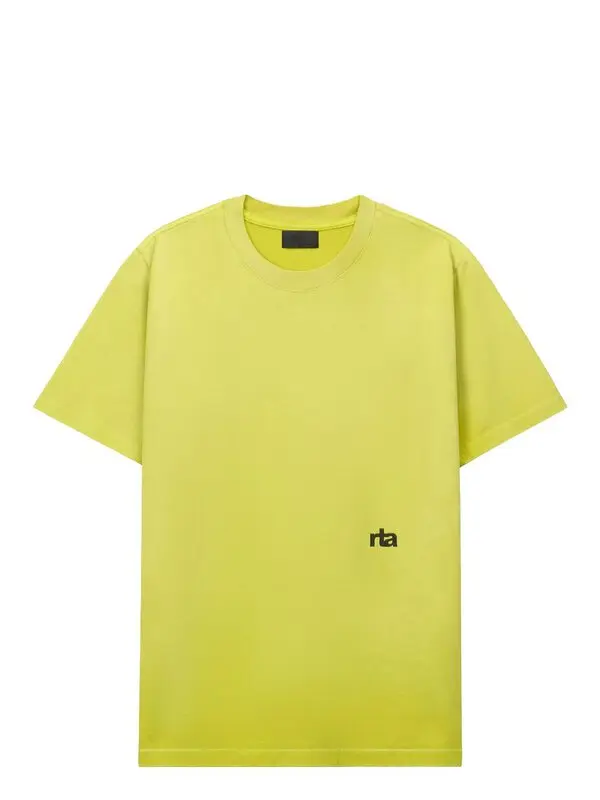 RtA Liam Logo Graphic T-shirt - Citron Razor Type