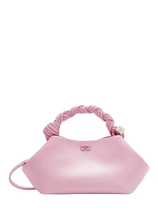 GANNI Small Bouclette Top Handle Bag - Pink Nectar