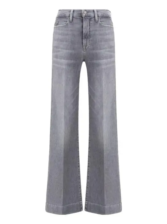 7 For All Mankind Modern Dojo Flare Jeans - Gray
