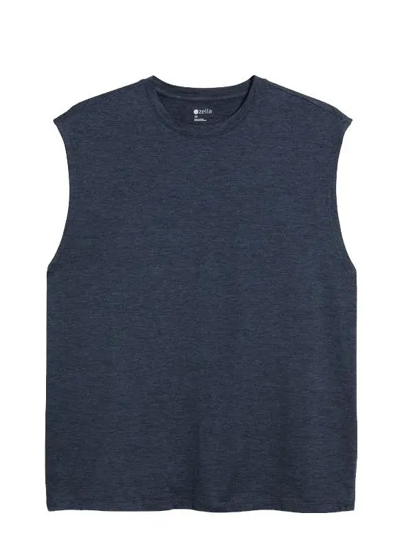 Zella Dynamic Tank - Navy Eclipse Heather