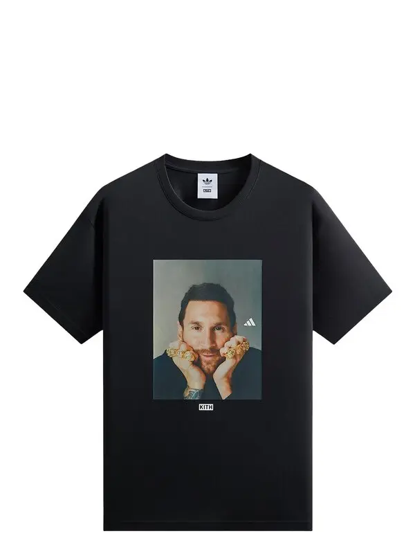 Kith X Messi For Adidas Graphic T-shirt - Black