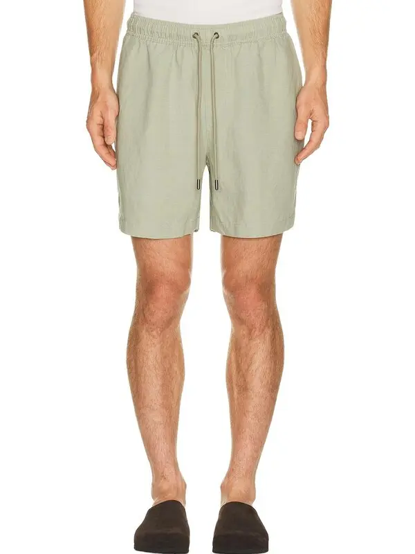 Onia Air Linen Pull-on Short - Elm