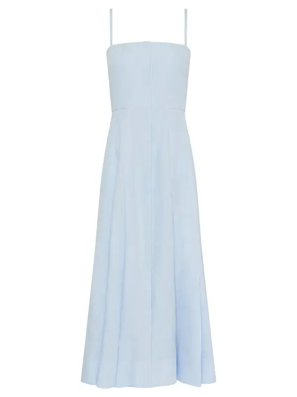 Gabriela Hearst Magritte Linen Dress - Light Blue