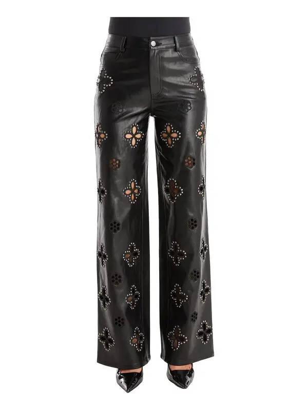 THE NOLI SHOP Kaia Pearl High Rise Jean - Black