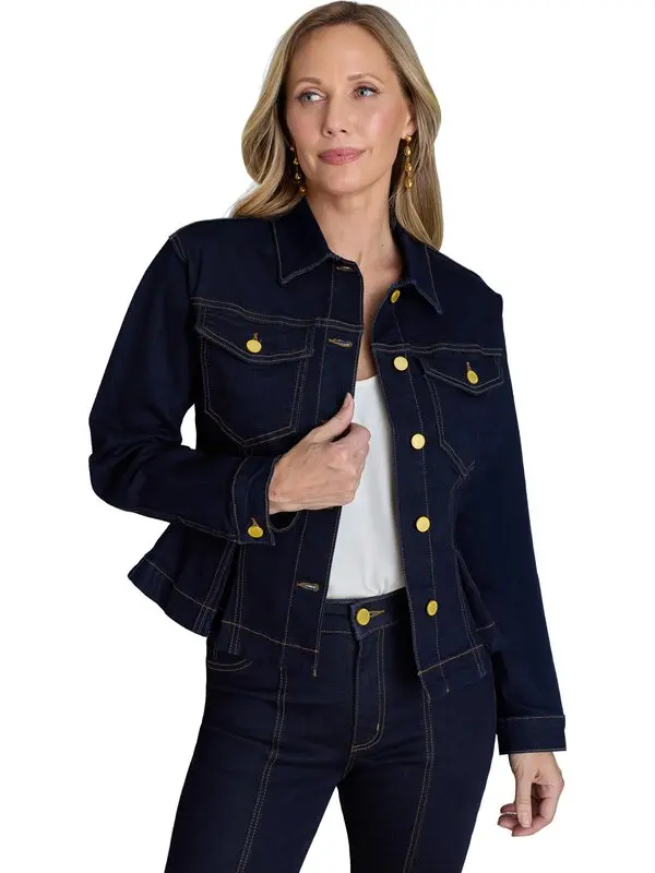THE NOLI SHOP Bethanie Denim Jacket - Indigo