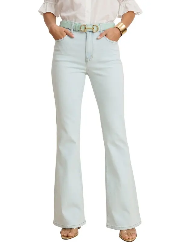THE NOLI SHOP Aria Flare Jean - Cloud