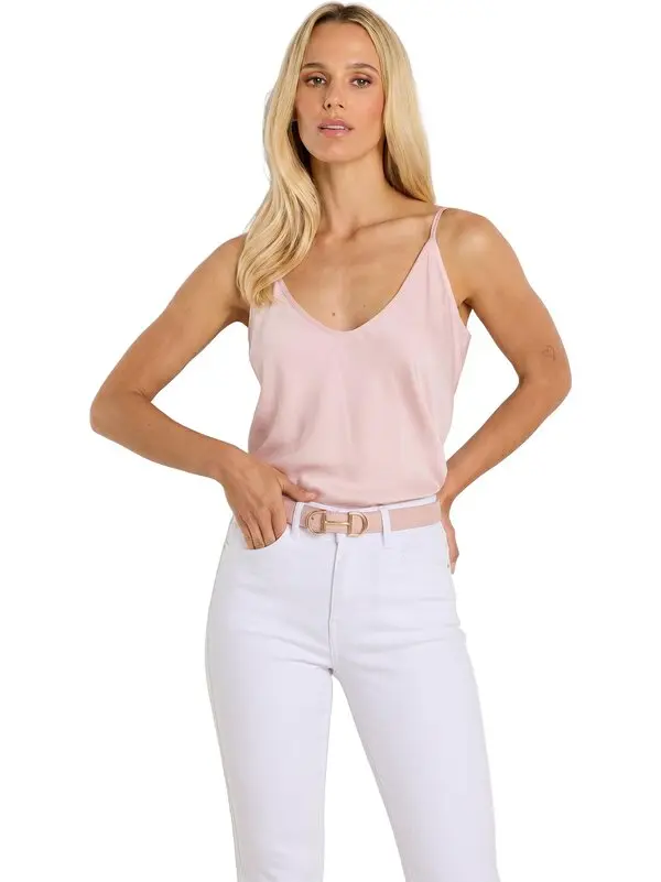THE NOLI SHOP Yara Silk Camisole - Blush