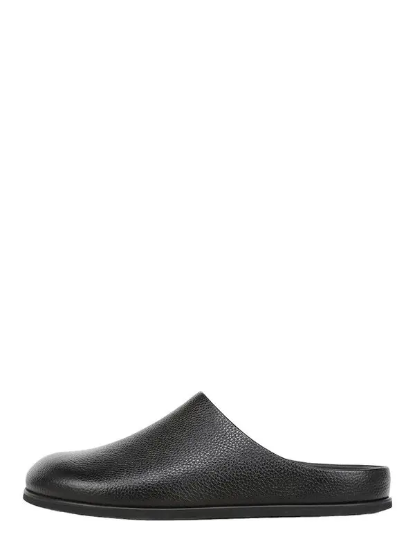 Vince Leo Leather Clog Mule - Black
