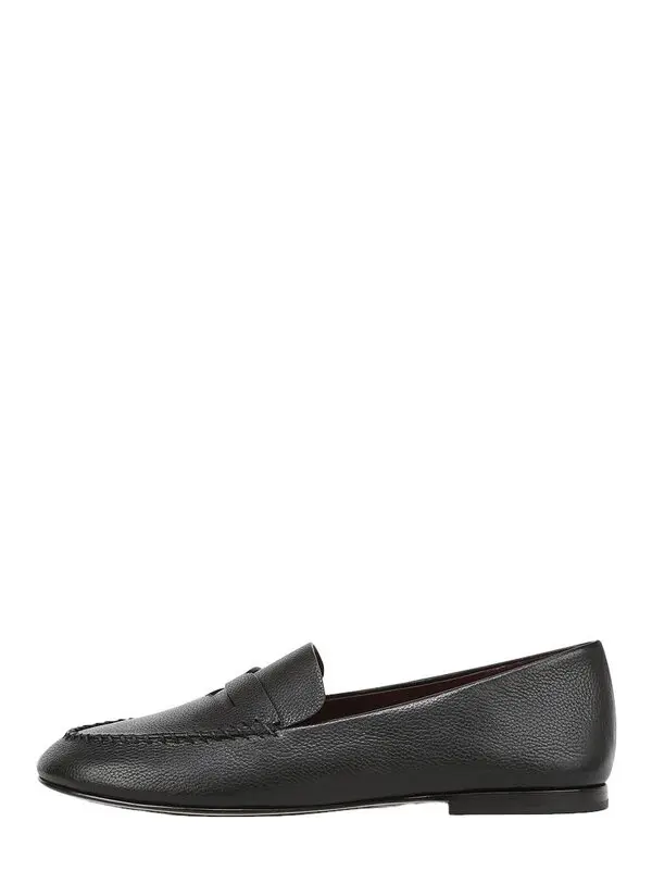 Vince Teo Leather Loafer - Black