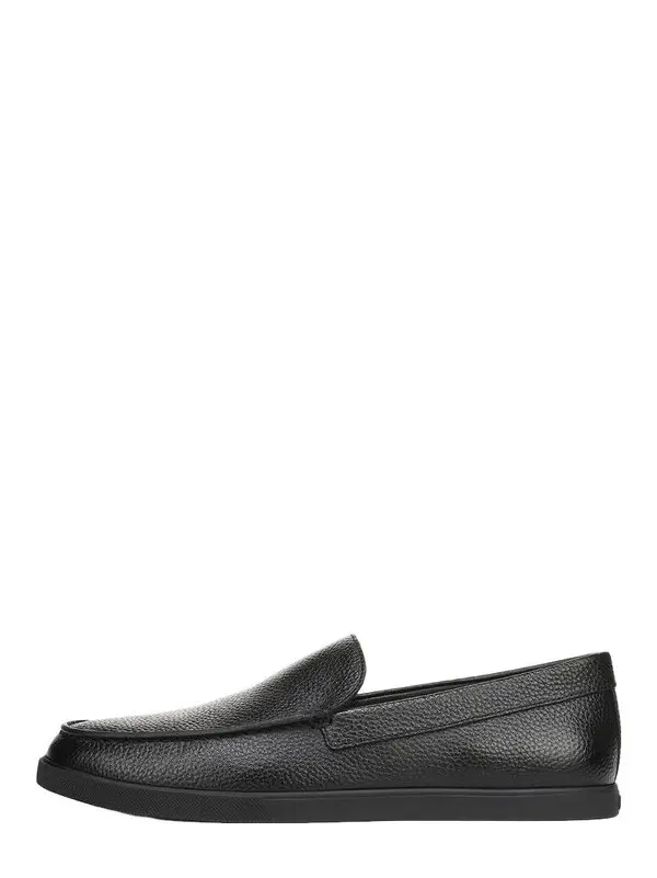 Vince Sonoma Leather Loafers - Black