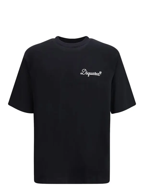 Dsquared2 Signature T-shirt Ale - Black