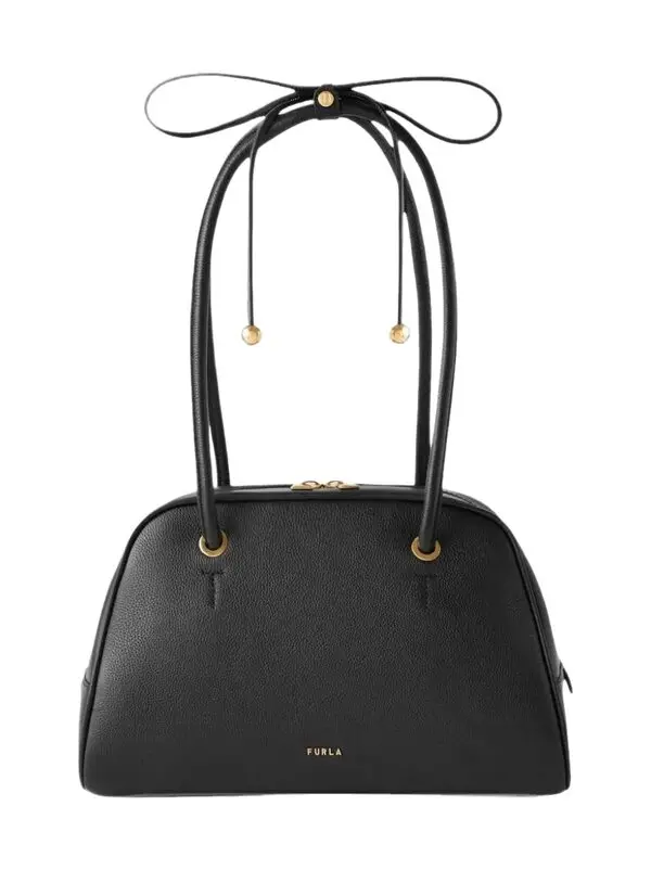 Furla Poppy Dome Shoulder Bag - Black