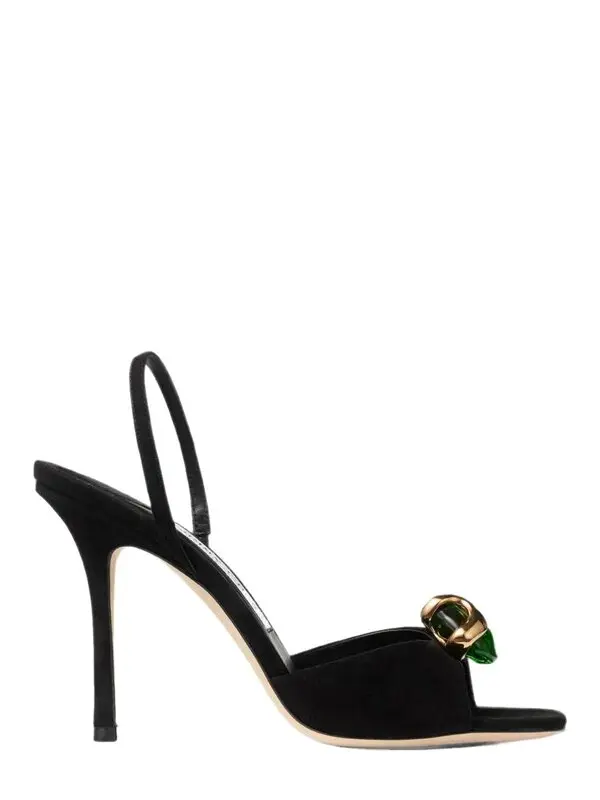 JIMMY CHOO Emali 100 Sandals - Black