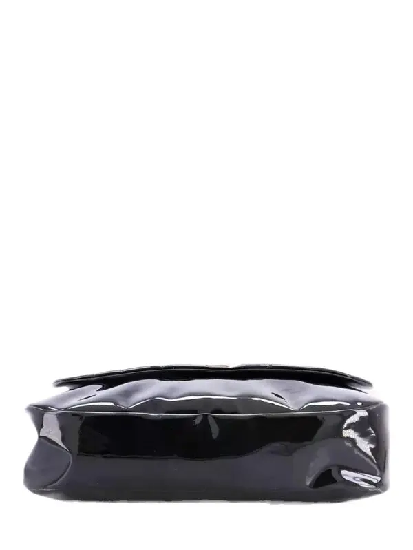 Saint Laurent Jamie 4.3 Quilted Patent Large Shoulder Bag - Black
