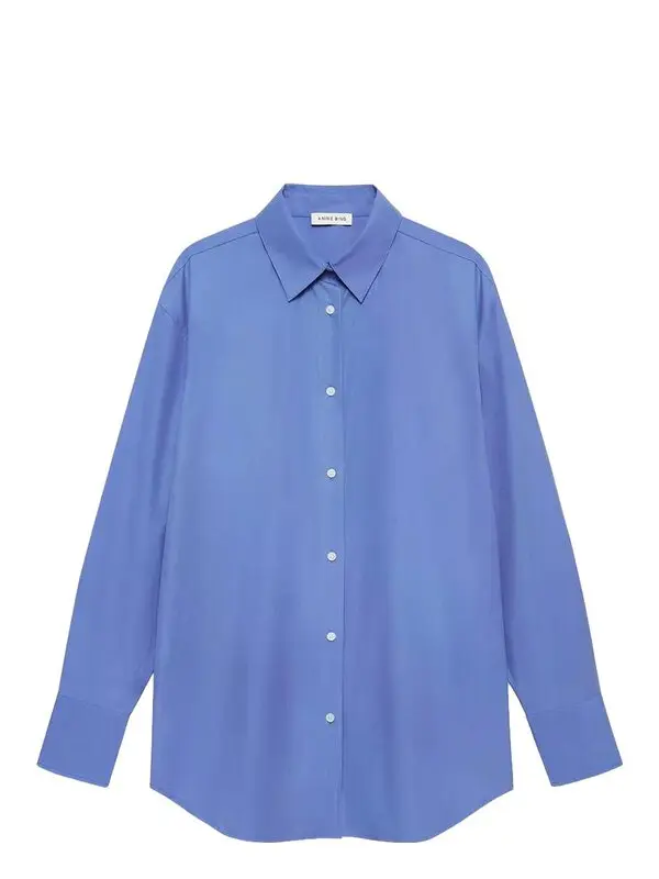 ANINE BING Plaza Shirt - Blue