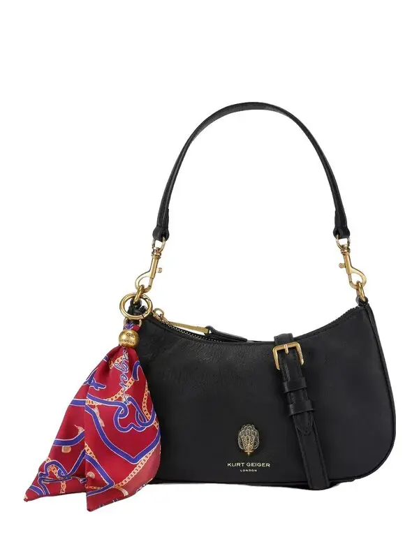 Kurt Geiger Sloane Leather Shoulder Bag - Black