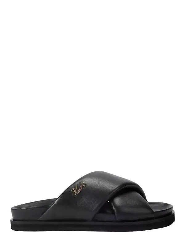 Kurt Geiger Baron Cutout Slide Sandals - Black