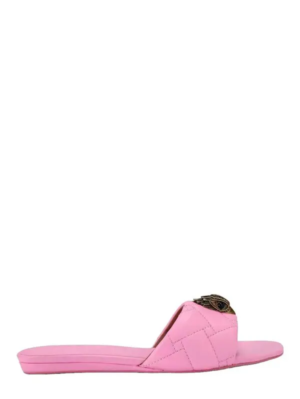 Kurt Geiger Quilted Eagle Head Sandals - Pink
