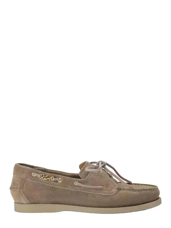 Kurt Geiger Suede Boat Shoes - Neutrals