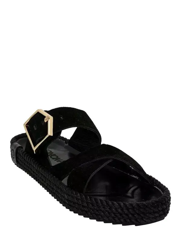 BOHONOMAD Sevilla Buckle-fastening Espadrilles - Black