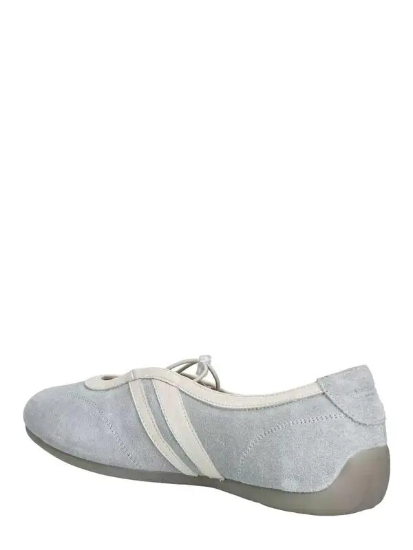 VAGABOND SHOEMAKERS Hollie Lace-up Suede Ballet Flats - Blue