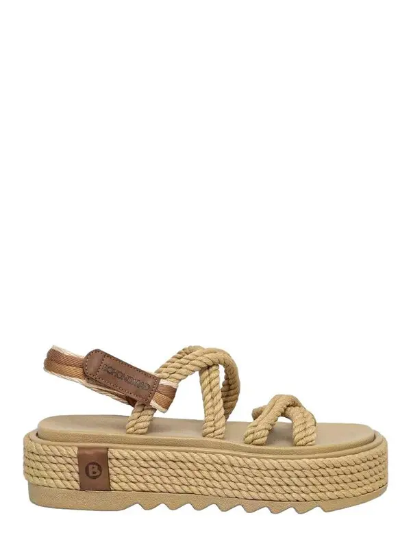 BOHONOMAD Tahiti Rope-detail Platform Espadrilles - Neutrals