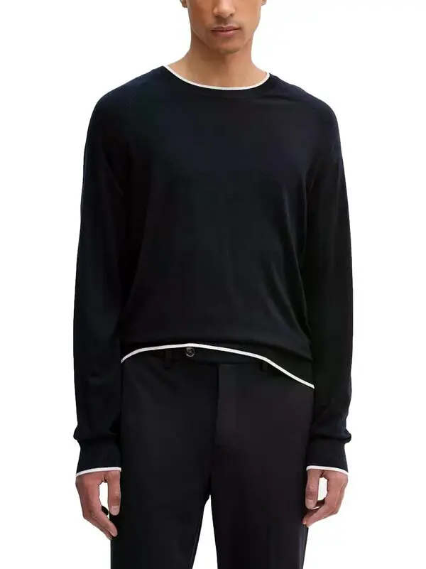 From Future Long Sleeve Sweater - Blue