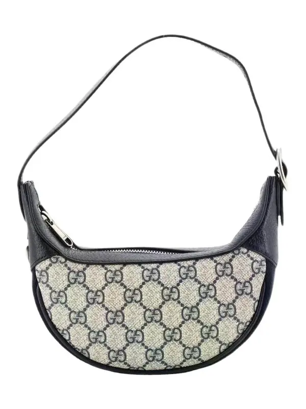 Gucci Ophidia Half Moon Bag - Brown